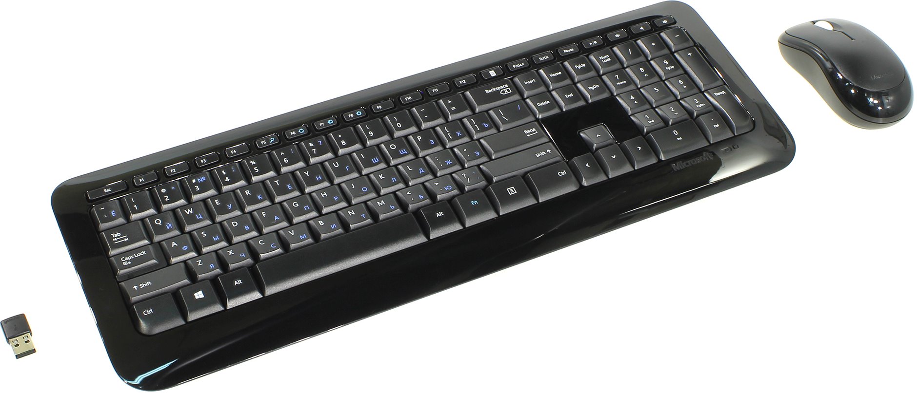 беспроводное Комплект клавиатуры и мышки Microsoft Wireless Desktop 850 ...